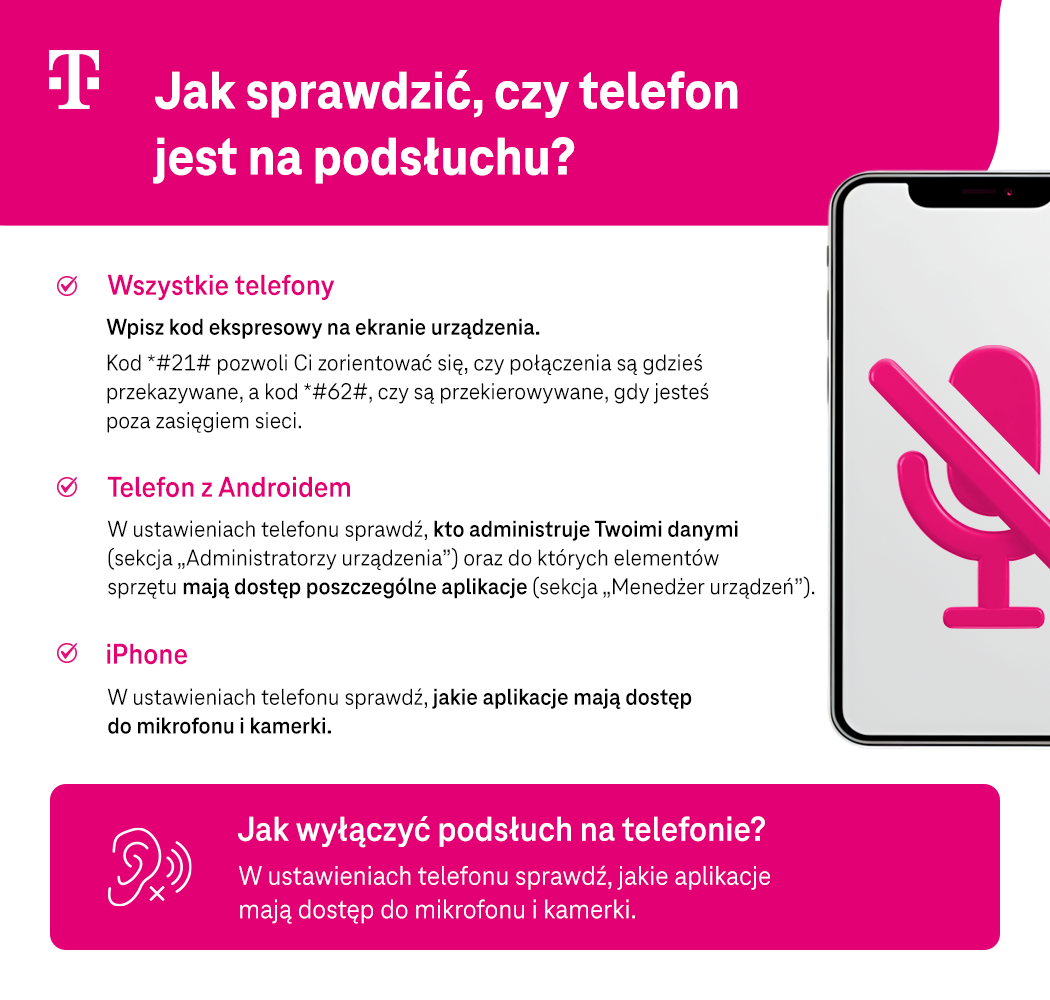 Jak sprawdzić podsłuch w telefonie? - T-Mobile Blog